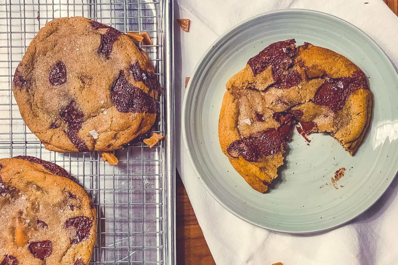 Brown Butter Toffee Chocolate Chip Cookies - Scratch Market