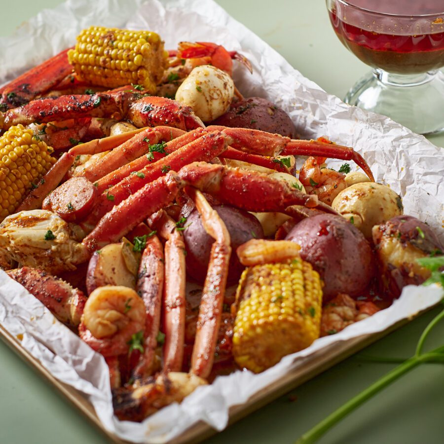 Cajun Seafood Boil in a Bag Plus Stovetop Instructions - Gimme From Scratch
