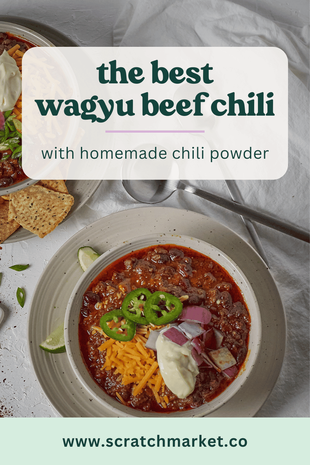 Wagyu Beef Chili With Homemade Chili Powder