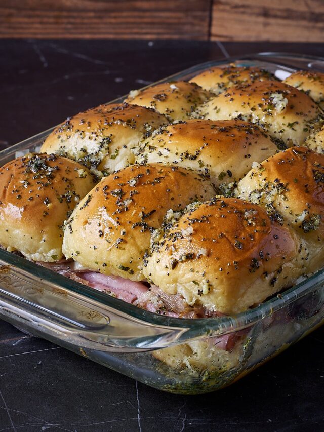 Cuban Sliders a.k.a. Mini Medianoche Sandwiches - Gimme From Scratch