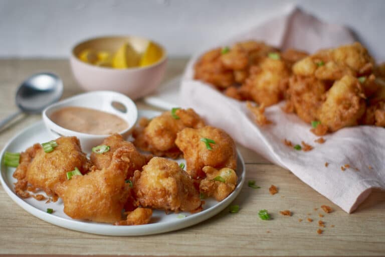 Southern Crab Beignets with Tangy Remoulade Sauce - Gimme From Scratch