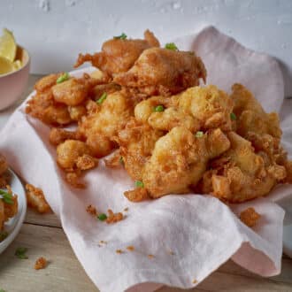 Southern Crab Beignets with Tangy Remoulade Sauce - Gimme From Scratch