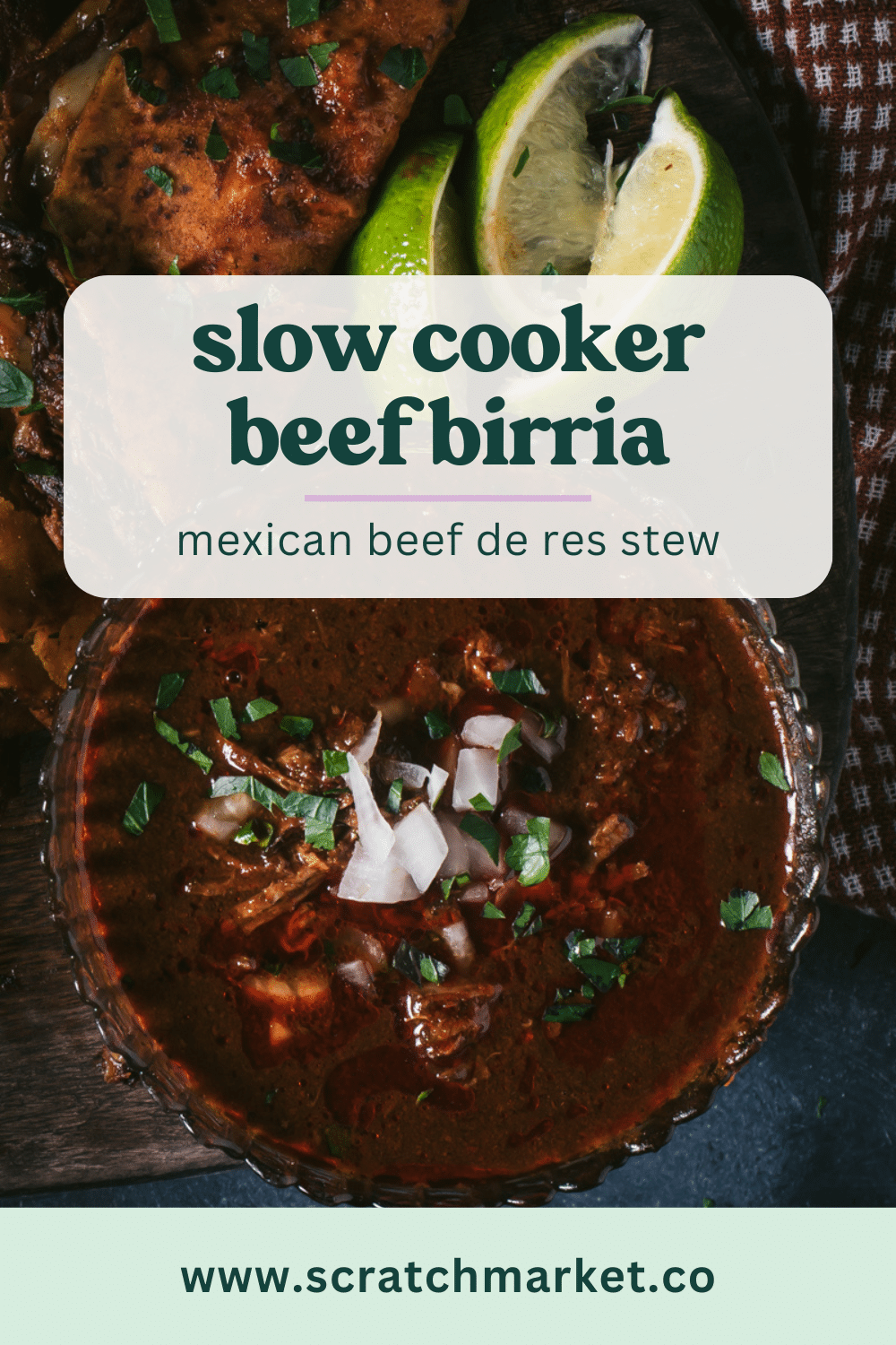 Slow Cooker Birria De Res Recipe Beef Birria With Consomé Video Gimme From Scratch