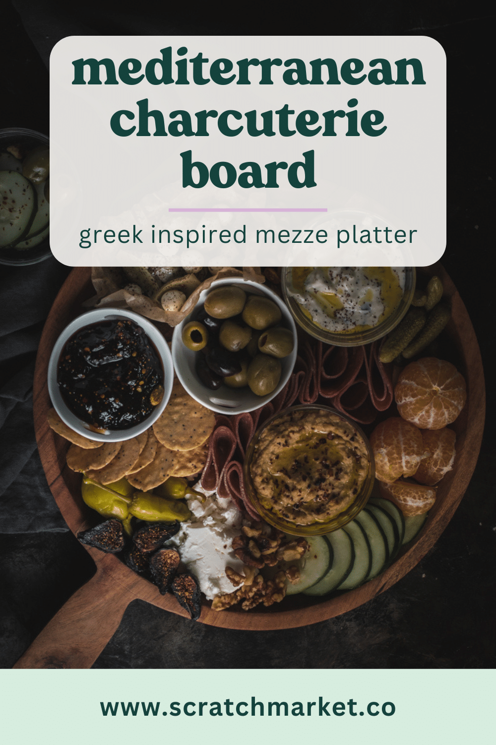 How to Make a Mediterranean Charcuterie Board (Mezze Platter) - Video ...